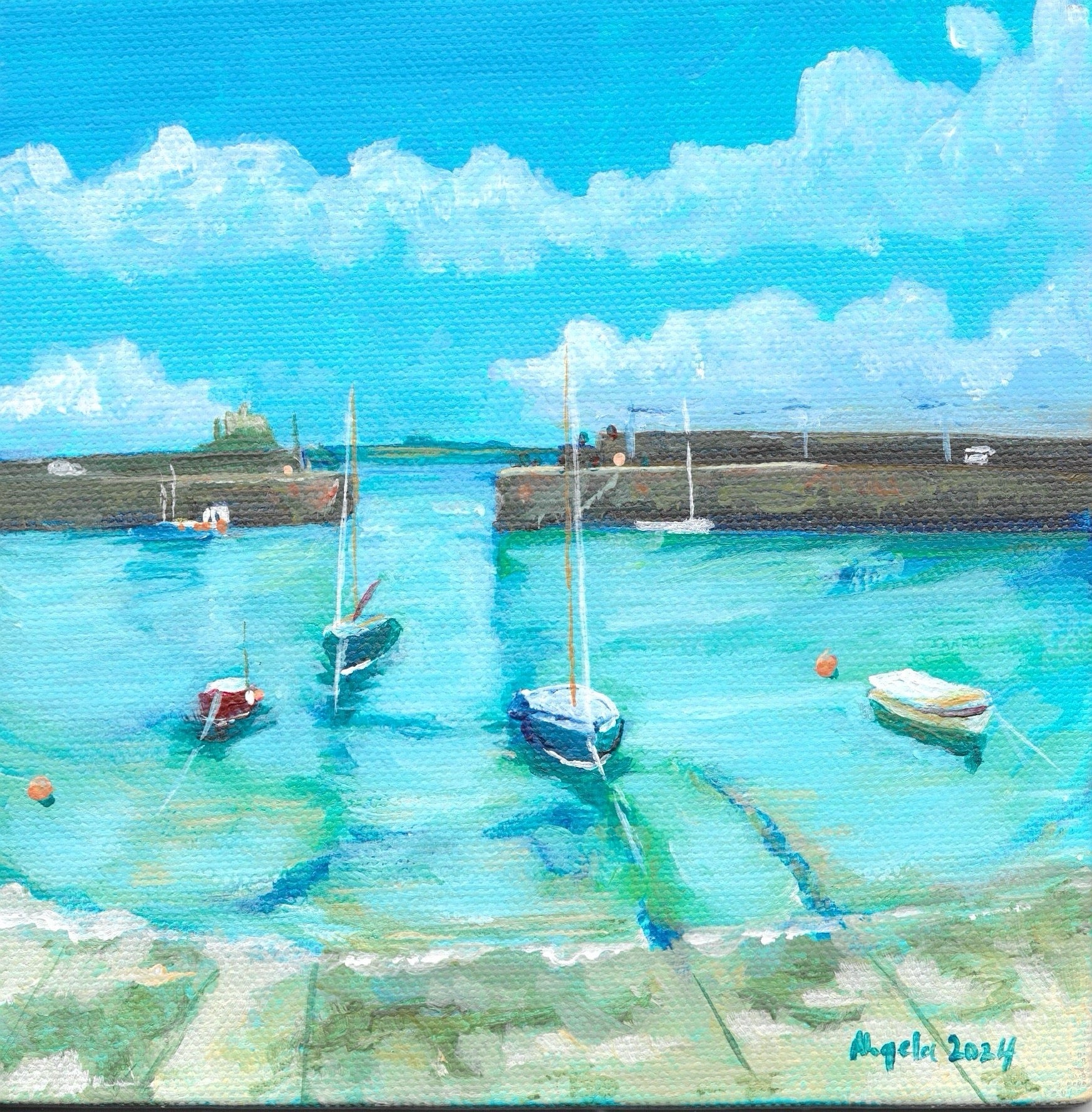 The Cornish coastline collection – Angela Sunley Artist